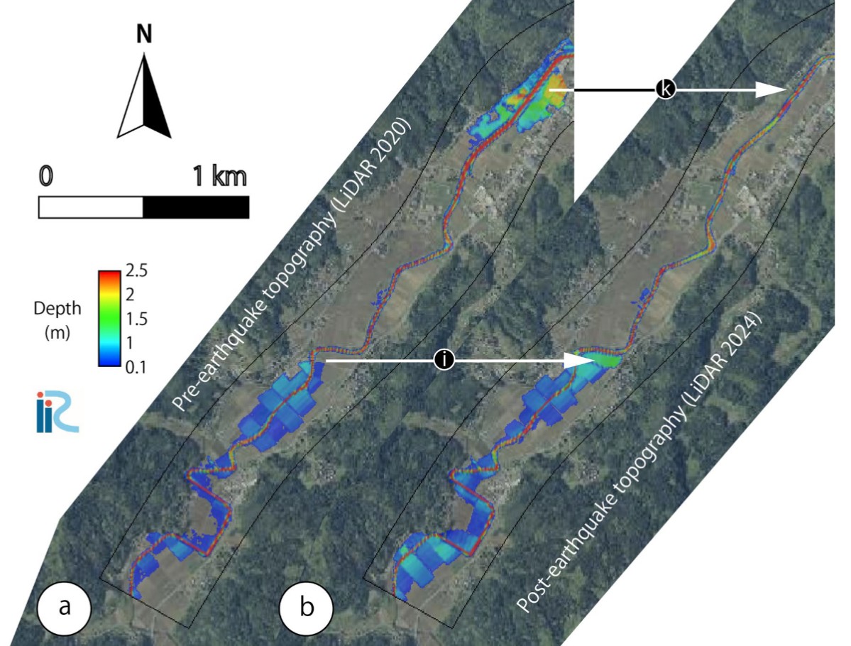 New Publication on the Noto Earthquake Land Deformation and how the ...